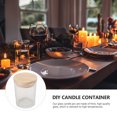 RENACLIPY 2Pcs Clear Glass Candle Making Jars for DIY Scented Candles ...