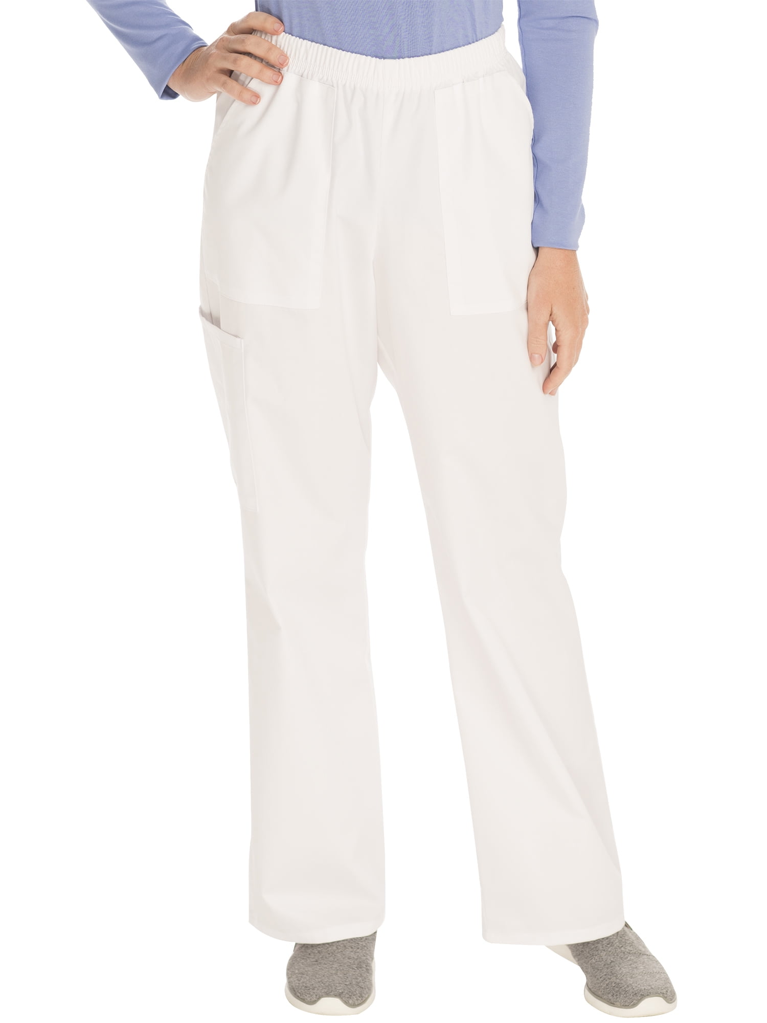 Scrubstar Women's Core Essentials Mechanical Stretch Pull On Scrub Pant ...