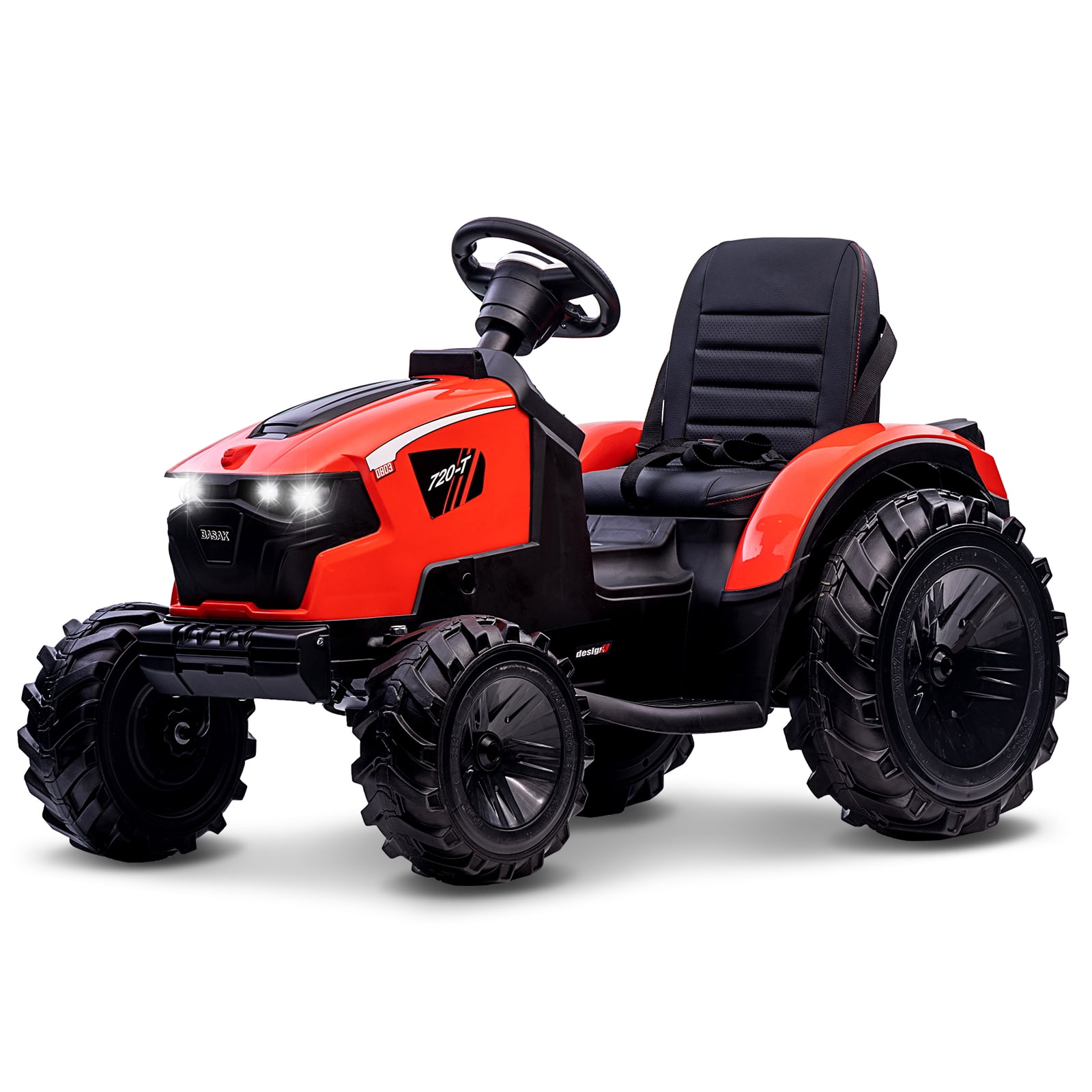 WhizMax Ride on Tractor, 12V Kids Electric Vehicle 80W Dual Motors ...