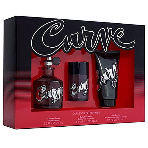 Curve Crush 3 Pc T Set Cologne Spray 2 5 Oz Deodorant Stick 1 0