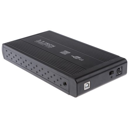 3.5'' /IDE Port to USB2.0 External Case Storage Protector BLK Black ...