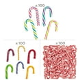 Fun Express Mini Colorful Candy Cane Assortment - Bulk 300 Pc - Walmart.com