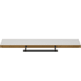 Ballucci 48" Floating Shelves, 2-Pack Wood Wall Shelf Set with ...