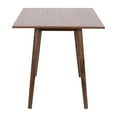 Flash Furniture Hatfield Collection Midcentury Dining Table, Dark ...
