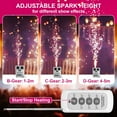 700W Cold Spark Firework Machine, Stage Equipment with Remote, for ...