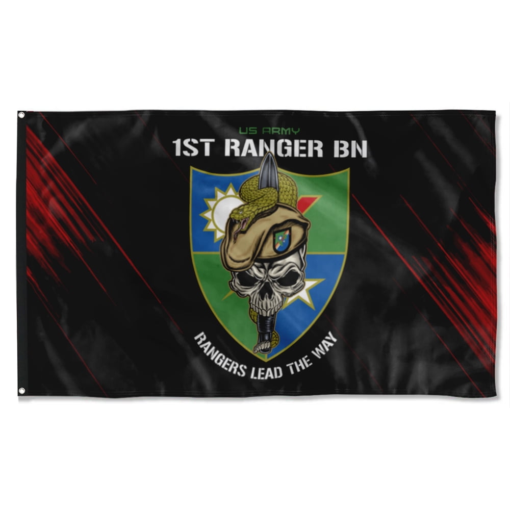 Cayyon 1st Ranger Battalion Snake Eaters Flag 3x5Feet Military Banner ...