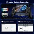 Switch Joy Cons Controller for Switch/Switch OLED, QQV One-Piece Joypad Controller Replacement ...
