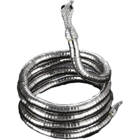 Junmo Statement Twisty Long Chunky Snake Necklace Flexible Bendable Boa ...