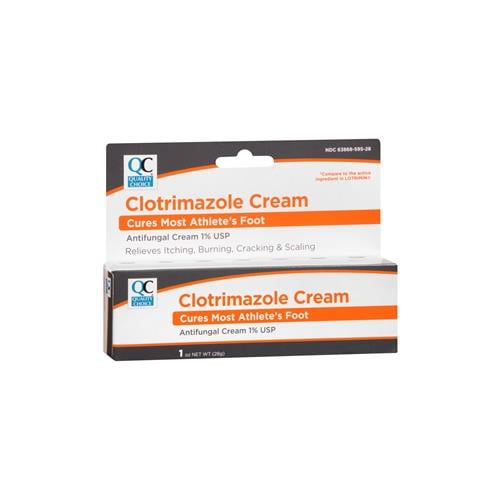 Quality Choice Clotrimazole Cream Anitfungal 1oz Each - Walmart.com ...