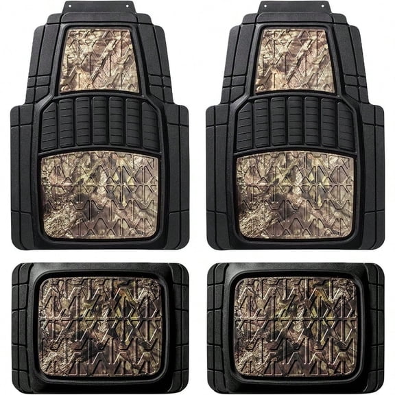 Realtree Timber Camo with Browning Logo 2-pc Universal Front Floor Mats ...