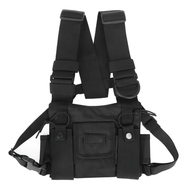 Radio Chest Vest Rig,Radio Chest Harness 2 Walkie Talkies Chest Pouch ...