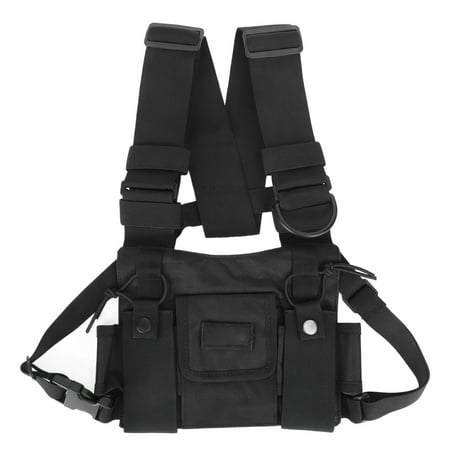Radio Chest Vest Rig,Radio Chest Harness 2 Walkie Talkies Chest Pouch ...