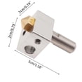 Aluminum Heater Block Specially for Mk10 3D Printer Extruder Heat Block ...