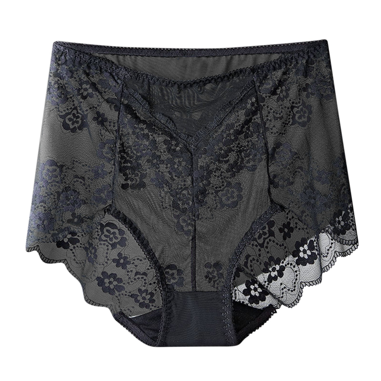 Click here for Faiwad Womens Seamless Lace Briefs High Waist See... prices