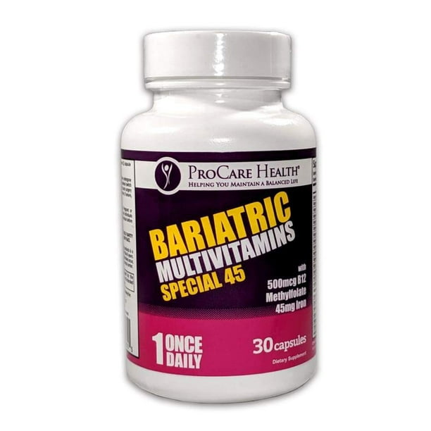 ProCare Health "1 per Day!" Bariatric Multivitamin Capsule - Special 45 ...