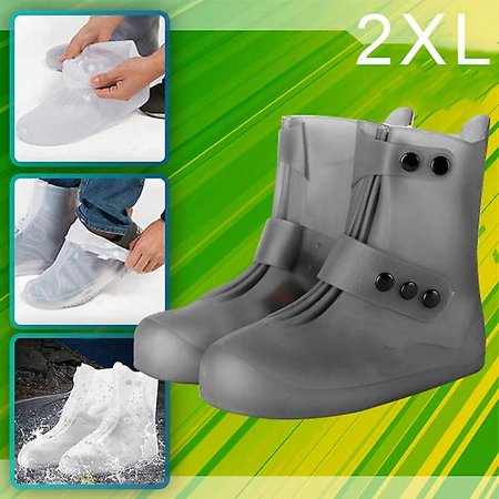 Waterproof Rain Shoe Cover Non-slip Thick Pvc Transparent Rain Boot ...