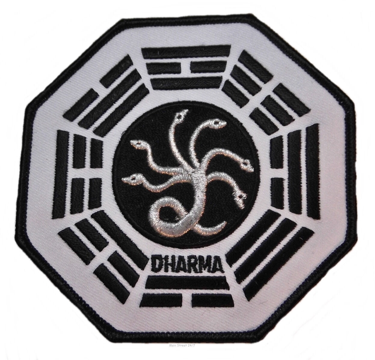 Lost TV Series Dharma Project Hydra Logo 4" Wide Embroidered Patch ...