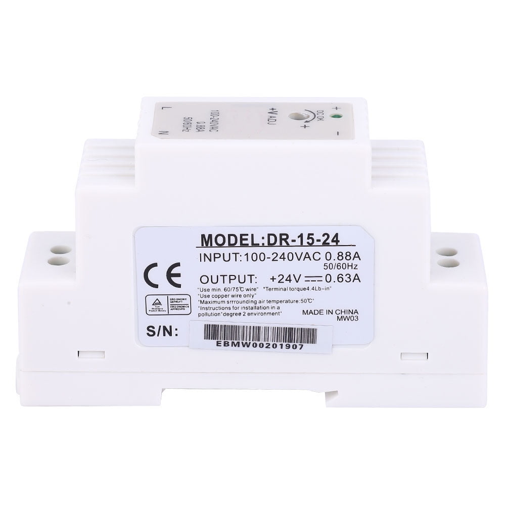DIN Rail Power Supply Single Output DIN-Rail Easy To Install Work ...