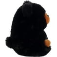 Aurora 5 in. Round Rolly Pet Cuddles Black Bear Adorable Companions On ...