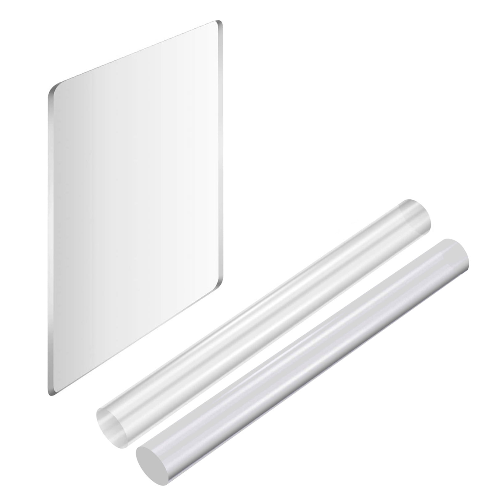 NUOLUX Acrylic Clay Roller Roller Rolling Backing Board Tube Rollers ...