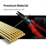 6 Size Brass Modeling Hobby Brass Bars Rods for Gundam / Military Model ...