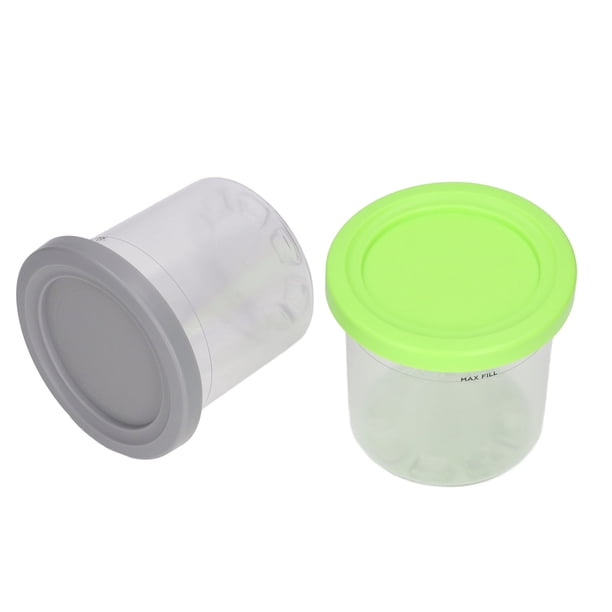 Reusable Ice Cream Tubs,Ice Cream Pints Transparent Homemade Ice Cream ...