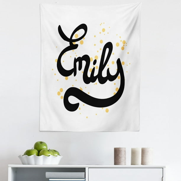 Emily Tapestry, Hand Drawn Monochrome Cursive Font Modern Calligraphic ...