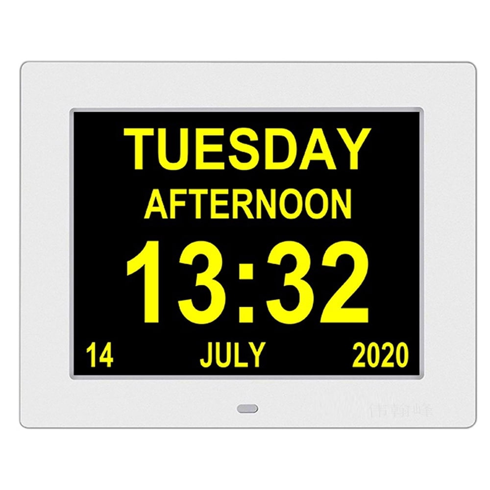 Click here for Hydtms 8-Inch Day Date Time Digital Day Of Week Cl... prices