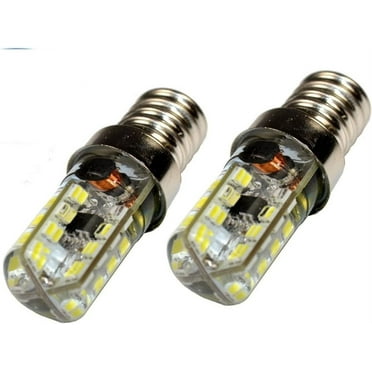 HQRP 2-Pack 110V LED Light Bulbs Cool White for Pfaff 7510 / 7530 ...