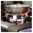 2PCS Stainless Steel Wok Ring Metallic Round Bottom Wok Rack 10.43X11 ...