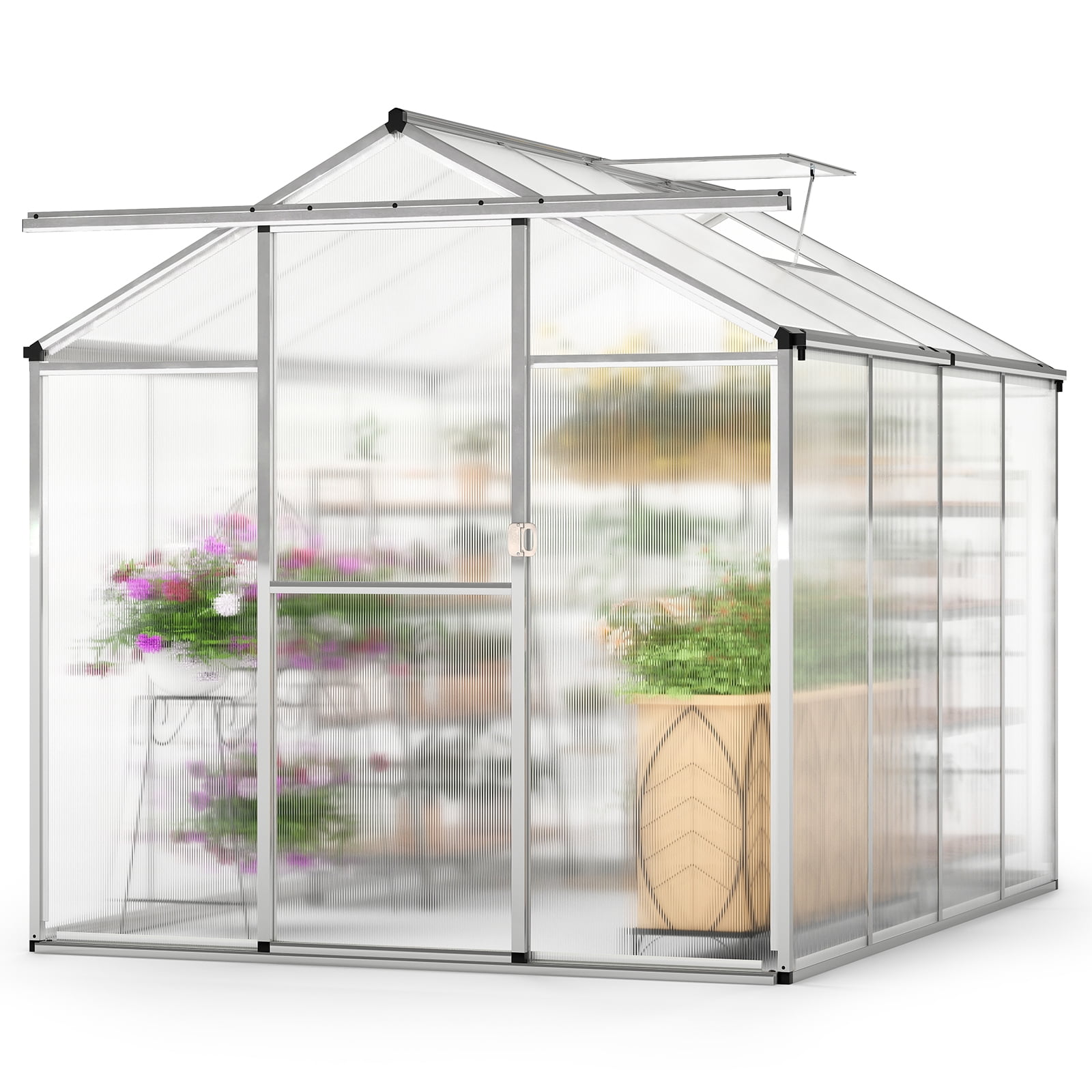 Click here for Gymax 6 X 8 Ft Greenhouse For Outdoors Large Walk-... prices