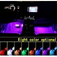 Strip Light, 4 count DC 12V 72 Multicolor Interior Music Light ...