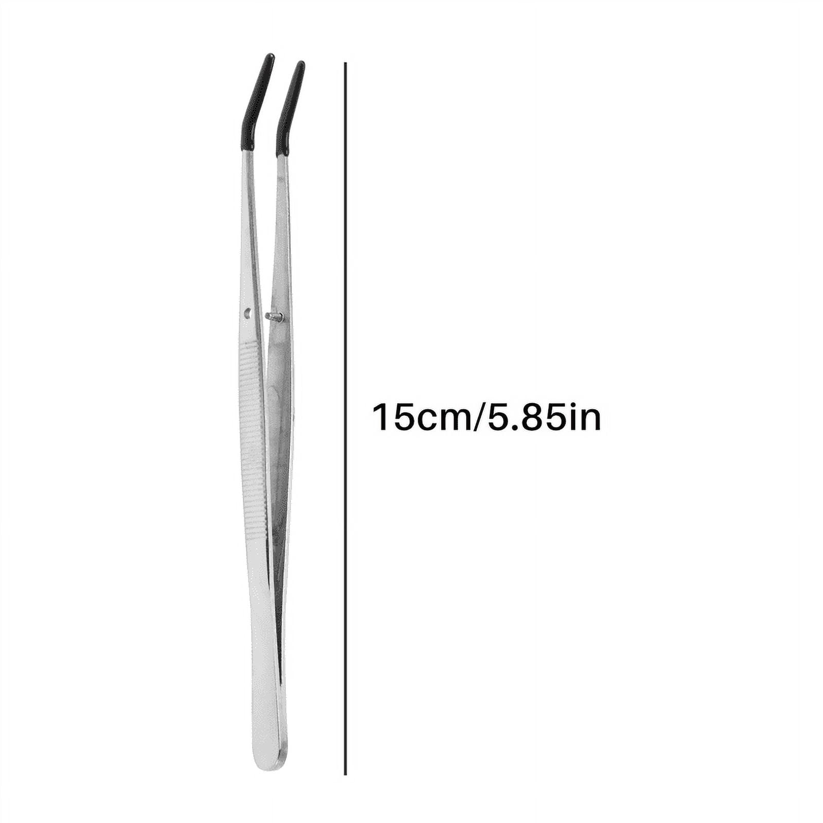 Click here for Unbranded 2 Pcs Tweezers Curved Bent Rubber Tip Tw... prices