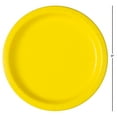 Disposable Paper Plates, 9", Neon Yellow, 20 Pieces, by Way To ...