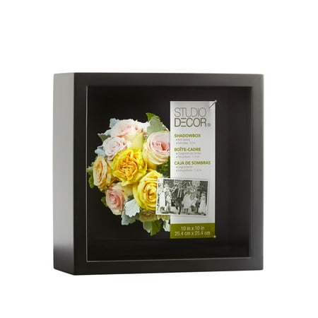 UPC 400100038000 - 10” x 10” Black Extra Deep Shadow Box by Studio ...