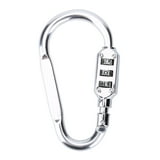 Carabiner Combination Lock, Locking Carabiner,3Colors Travel Bag ...