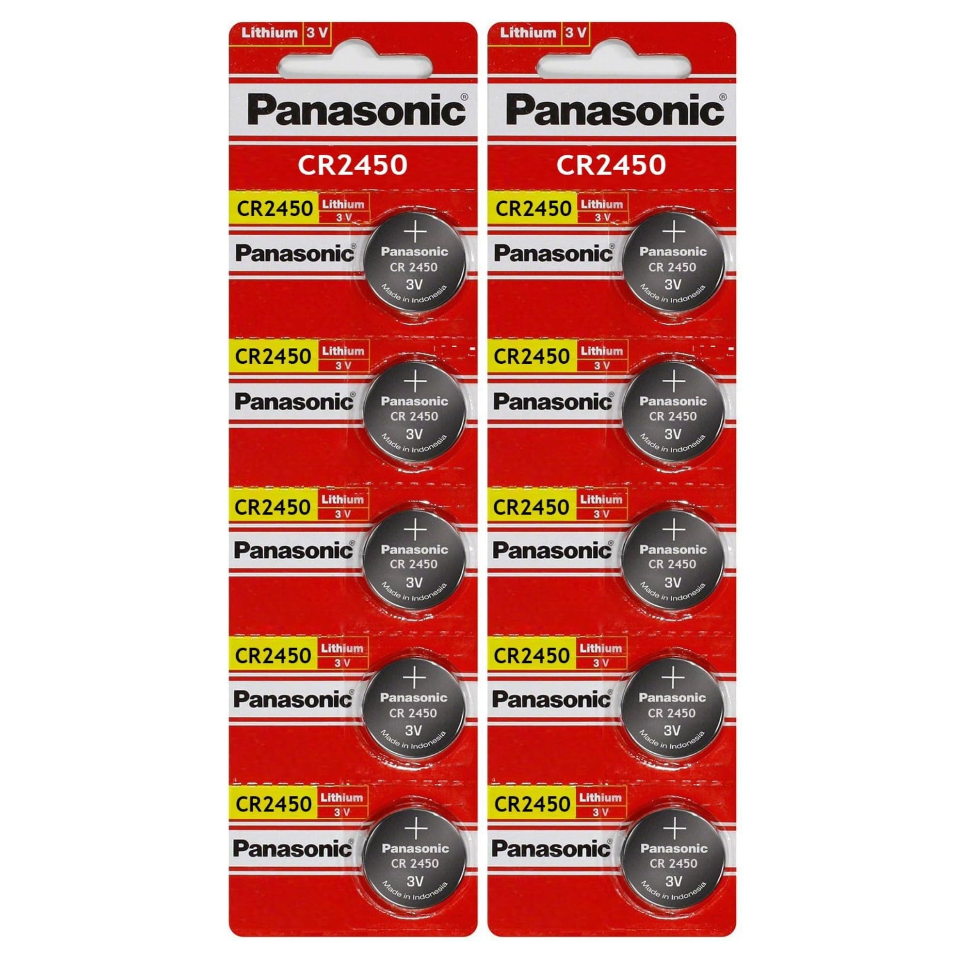 Click here for 10 X Panasonic 2450 Lithium 3 Volt Batteries  Equi... prices