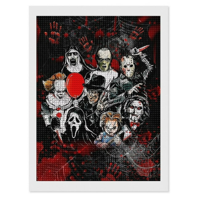 Diamond Picture Freddy Krueger Horror Full Drill Diamond Arts for ...