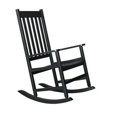 Mainstays Outdoor Wood Slat Rocking Chair - Walmart.com