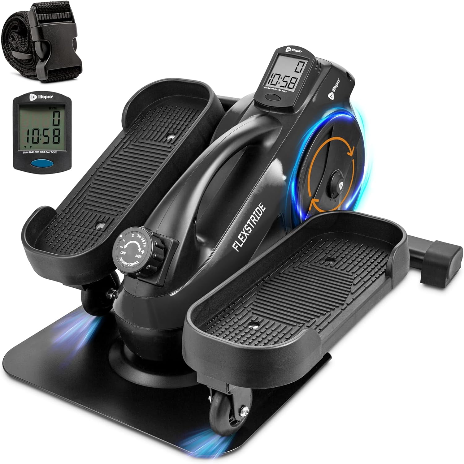 Lifepro FlexStride Machine Elliptique sous Bureau pour Entraînement ...