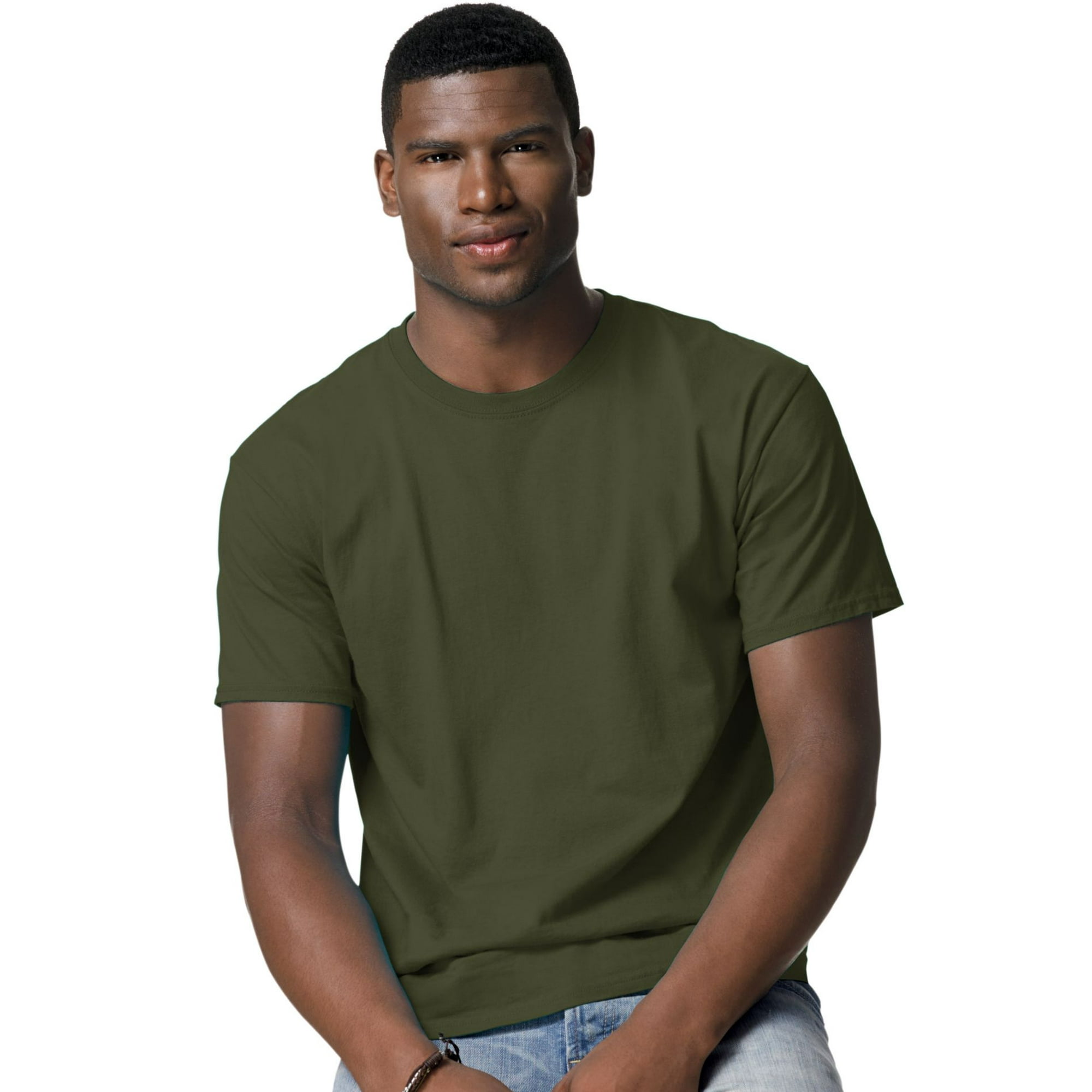 Click here for Hanes Tagless Men`s T-Shirt - Best-Seller  3xl  Fa... prices