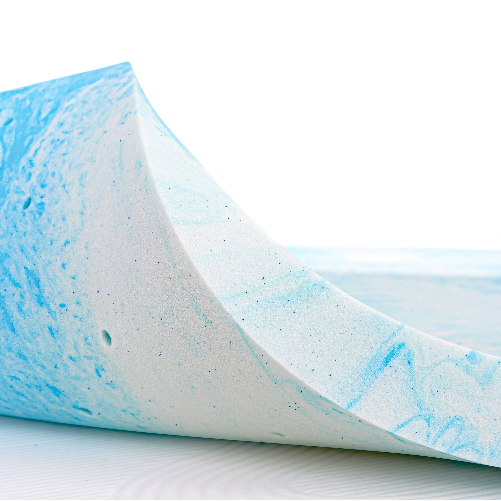 Click here for Subrtex Wave Pattern Gel Memory Foam Mattress Topp... prices