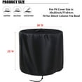 XIULIN Fire Pit Cover,30inch Round Fire Pit Cover for XIULIN Gas ...