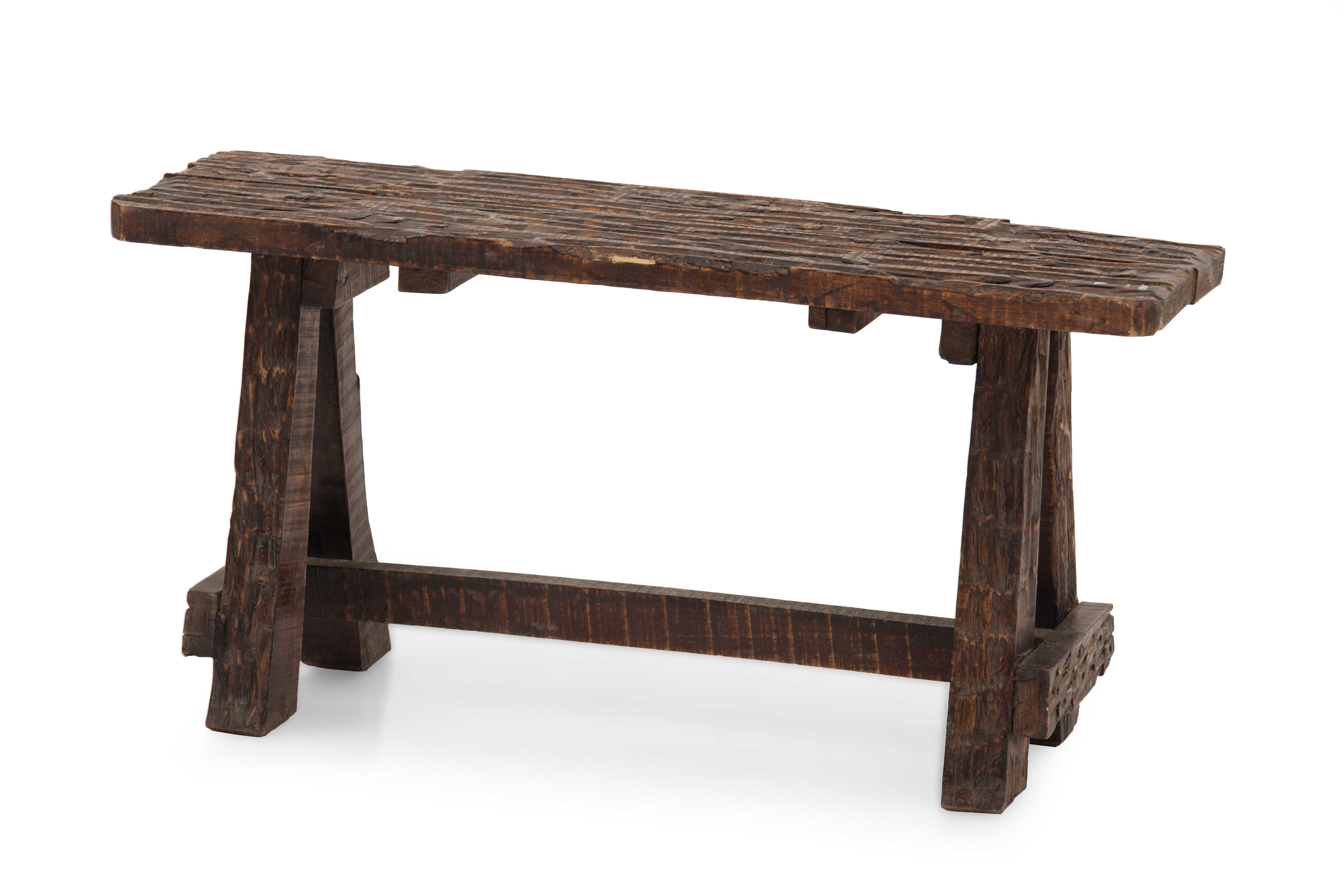 Customary Bench with Retro Etching - Walmart.com - Walmart.com