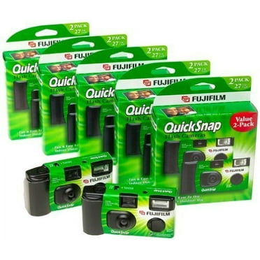 Fujifilm QuickSnap Flash 400 Disposable Single-Use 35mm Camera with ...