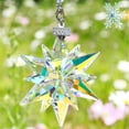 2D Crystal Snowflake Light Catcher - Transparent Color With 2025 Accent ...