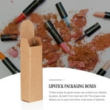 ROSENICE Packaging Box Lipstick Cardboard Clear Paper Gloss Tube ...