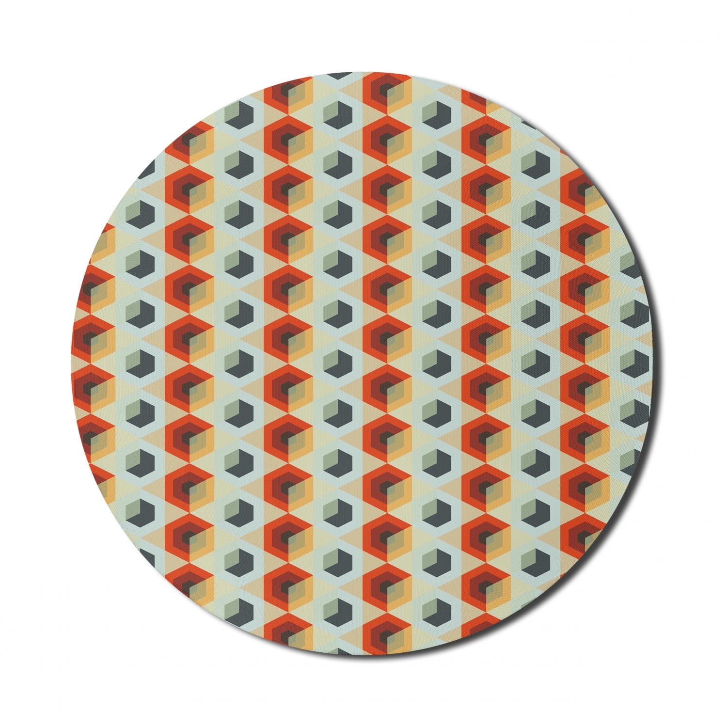 Geometric Mouse Pad for Computers, Hexagonal Comb Pattern Abstract ...