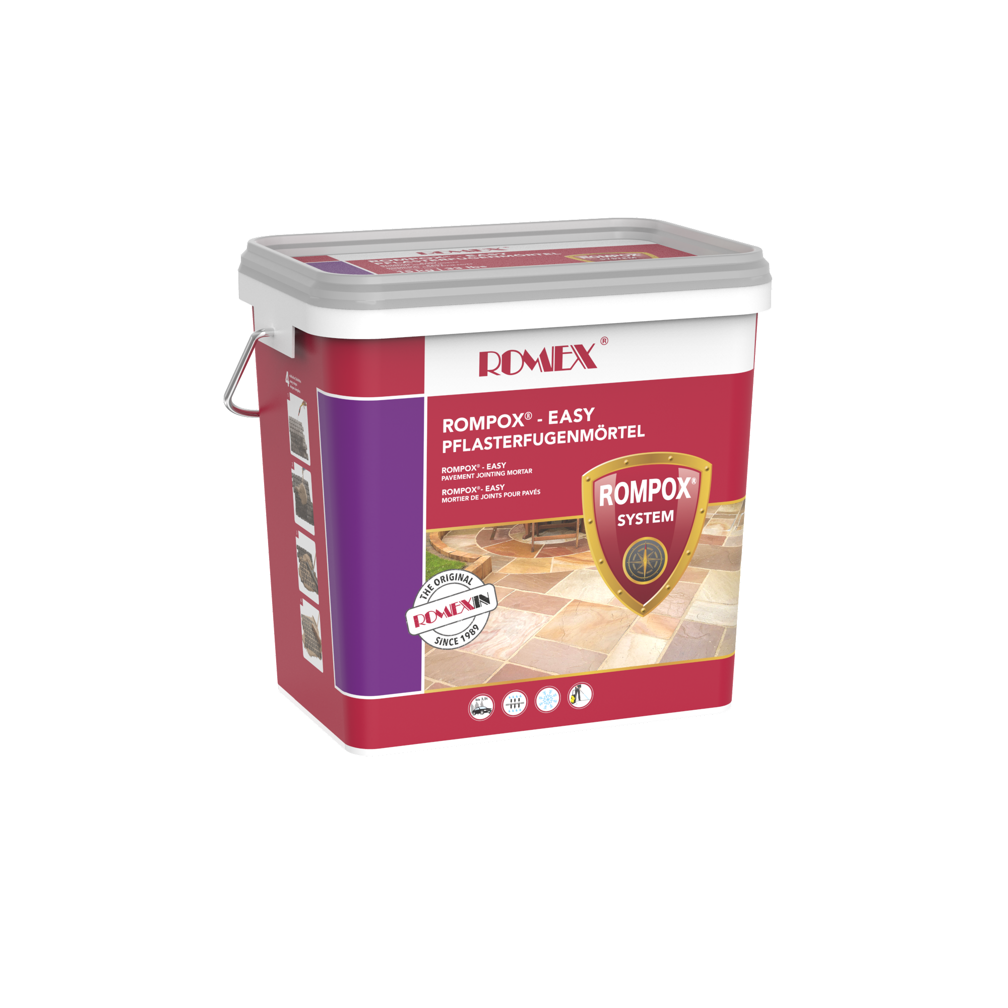 Romex Rompox Easy STONE GREY COLOR pre-Mixed Permeable Joint Compound ...