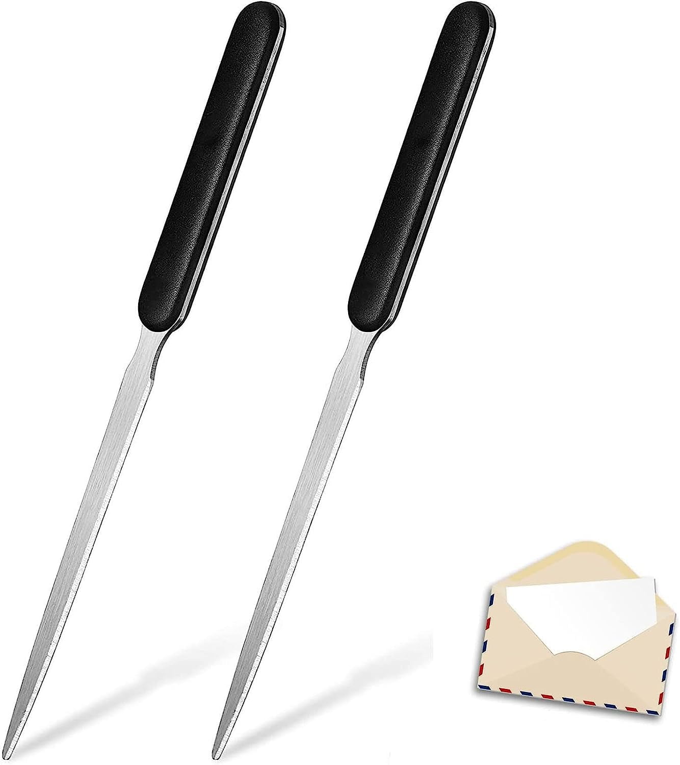 2 Pieces Envelope Opener, Letter Opener Envelope Slitter, Mail Opener ...
